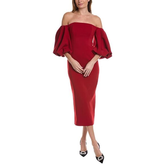 Toccin | Dresses | Toccin Puff Sleeve Midi Dress | Poshmark